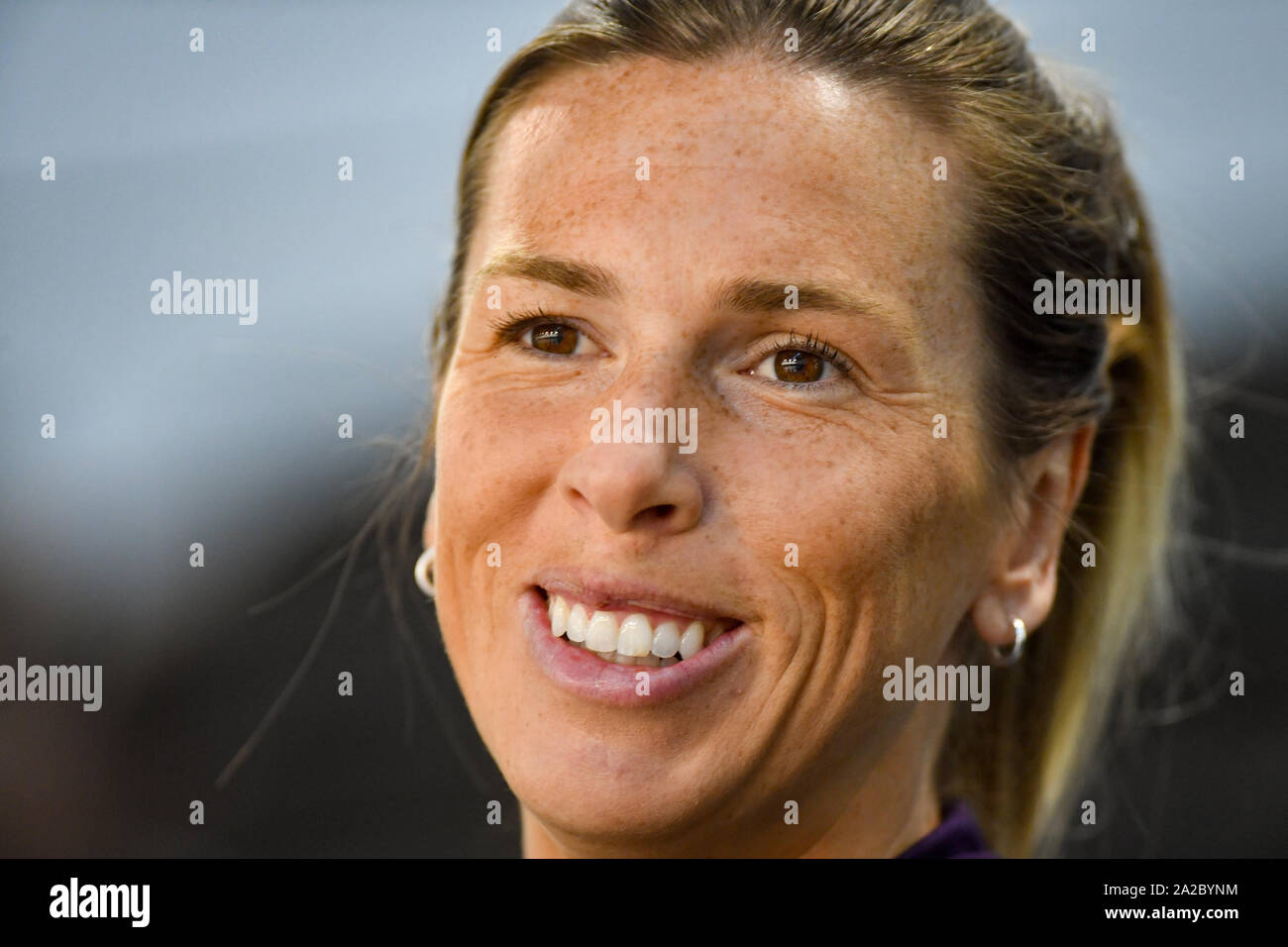 Carly Telford during the England Women's Media Day at St George's Park ...