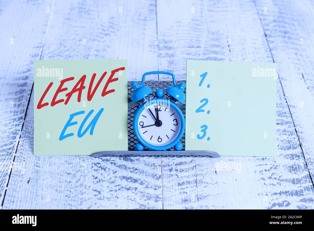 Handwriting text writing Leave Eu. Conceptual photo An act of a ...