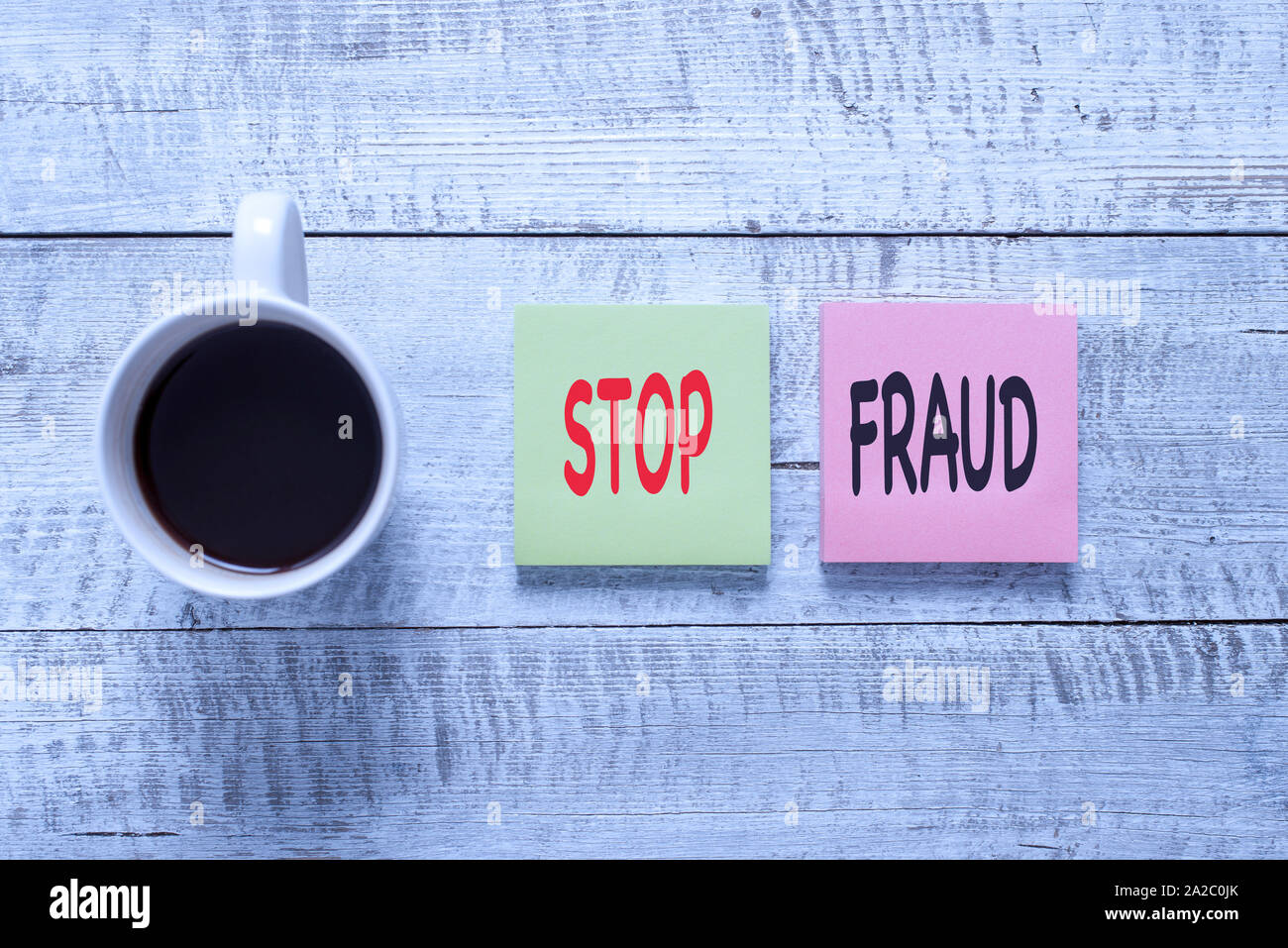 Handwriting text writing Stop Fraud. Conceptual photo campaign advices ...