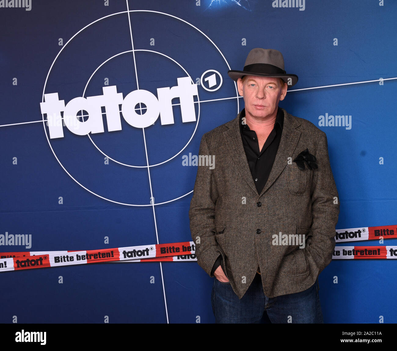Hamburg, Germany. 02nd Oct, 2019. Ben Becker, as Tatort actor Stefan ...