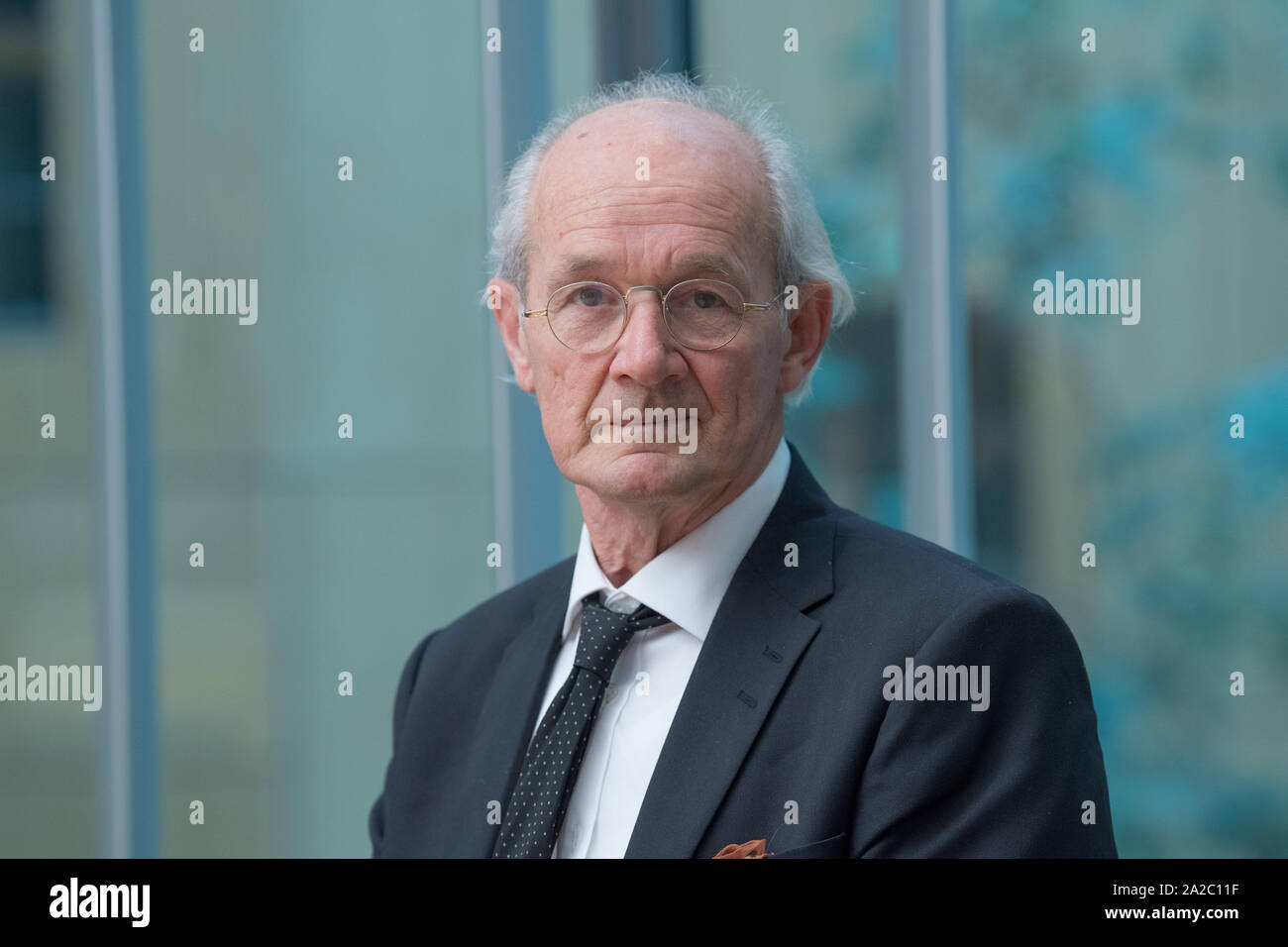 Berlin, Germany. 02nd Oct, 2019. John Shipton, father of Julian Assange ...