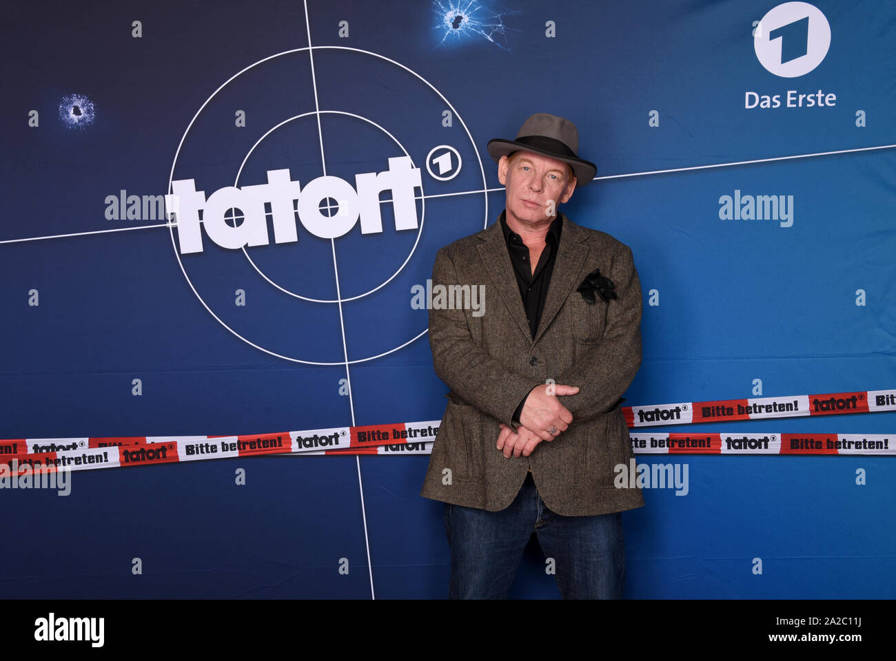 Hamburg, Germany. 02nd Oct, 2019. Ben Becker, as Tatort actor Stefan ...