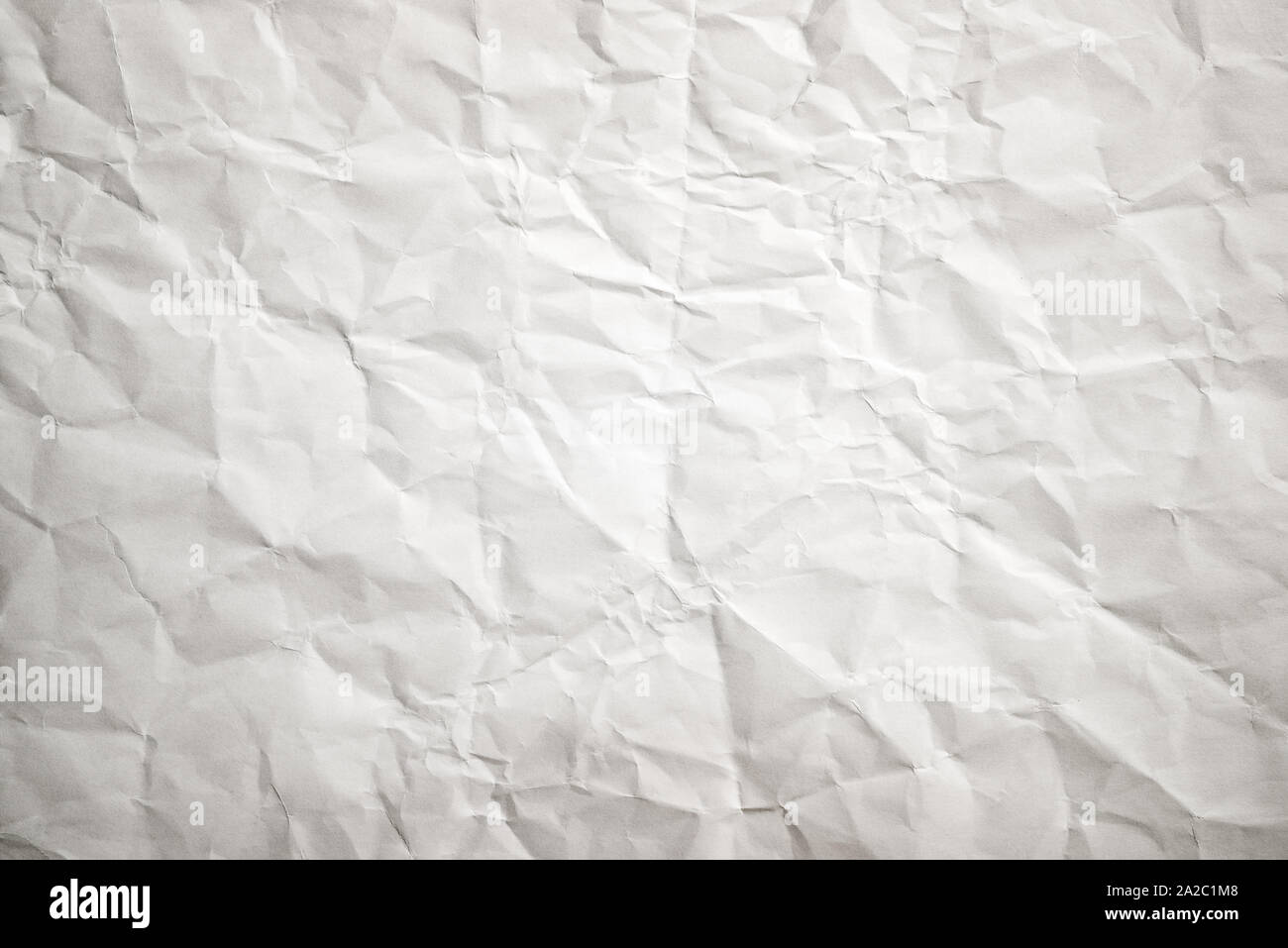 Old white crumpled paper sheet for background or texture Stock Photo ...