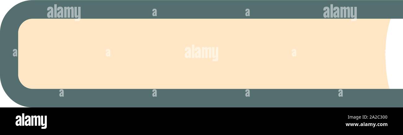 Side of book icon. Flat illustration of side of book vector icon for ...