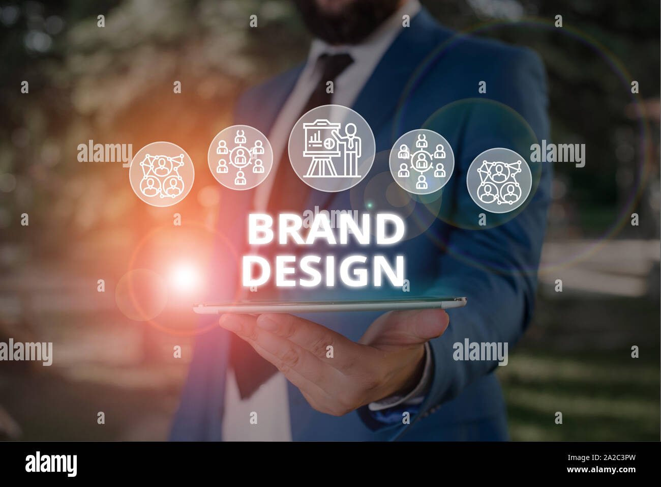 Word writing text Brand Design. Business photo showcasing visual ...