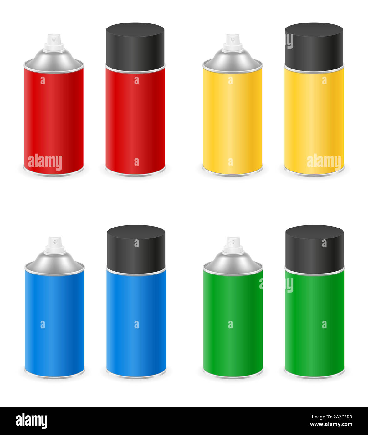 spray paint in a metal can container vector illustration isolated on ...