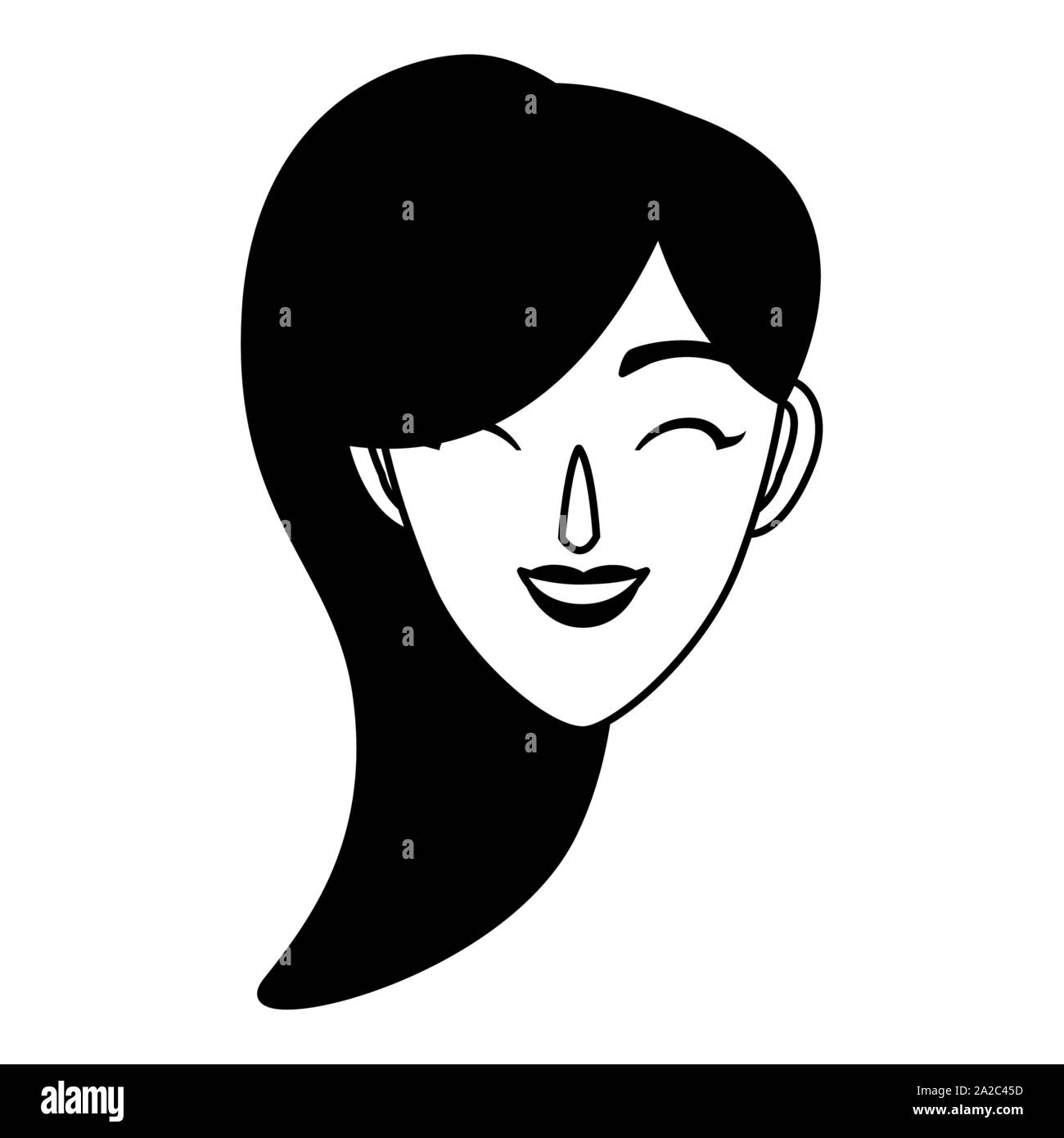 woman head design, Girl female person people human and social media ...