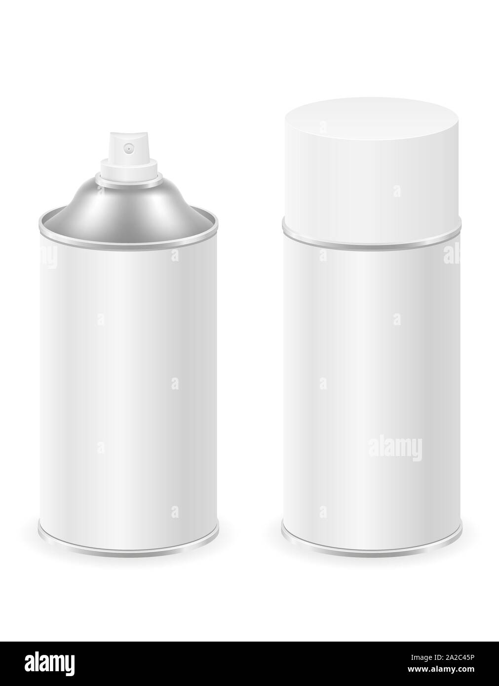 spray paint in a metal can container vector illustration isolated on ...