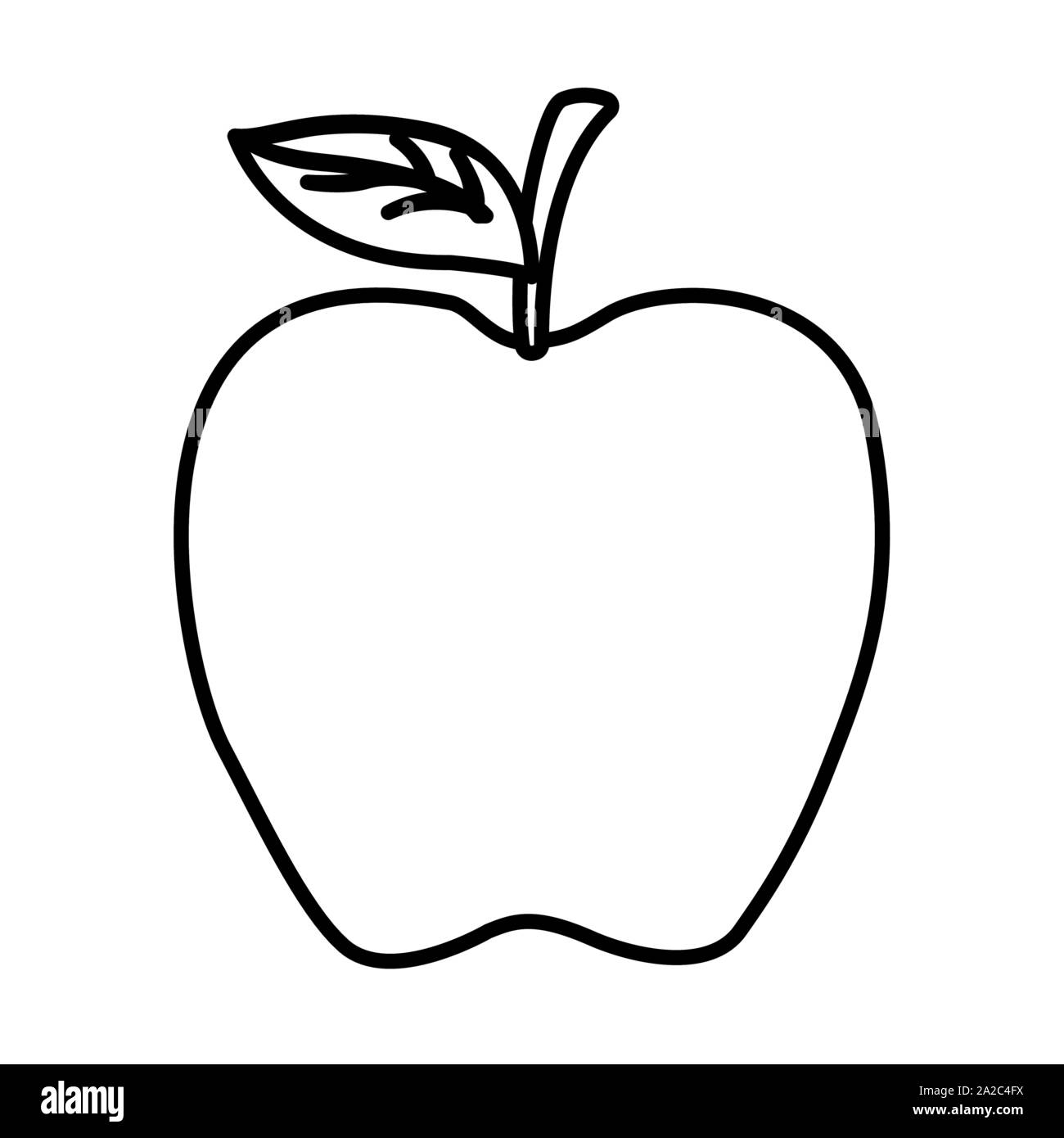 Apple design, Fruit healthy organic food sweet and nature theme Vector ...