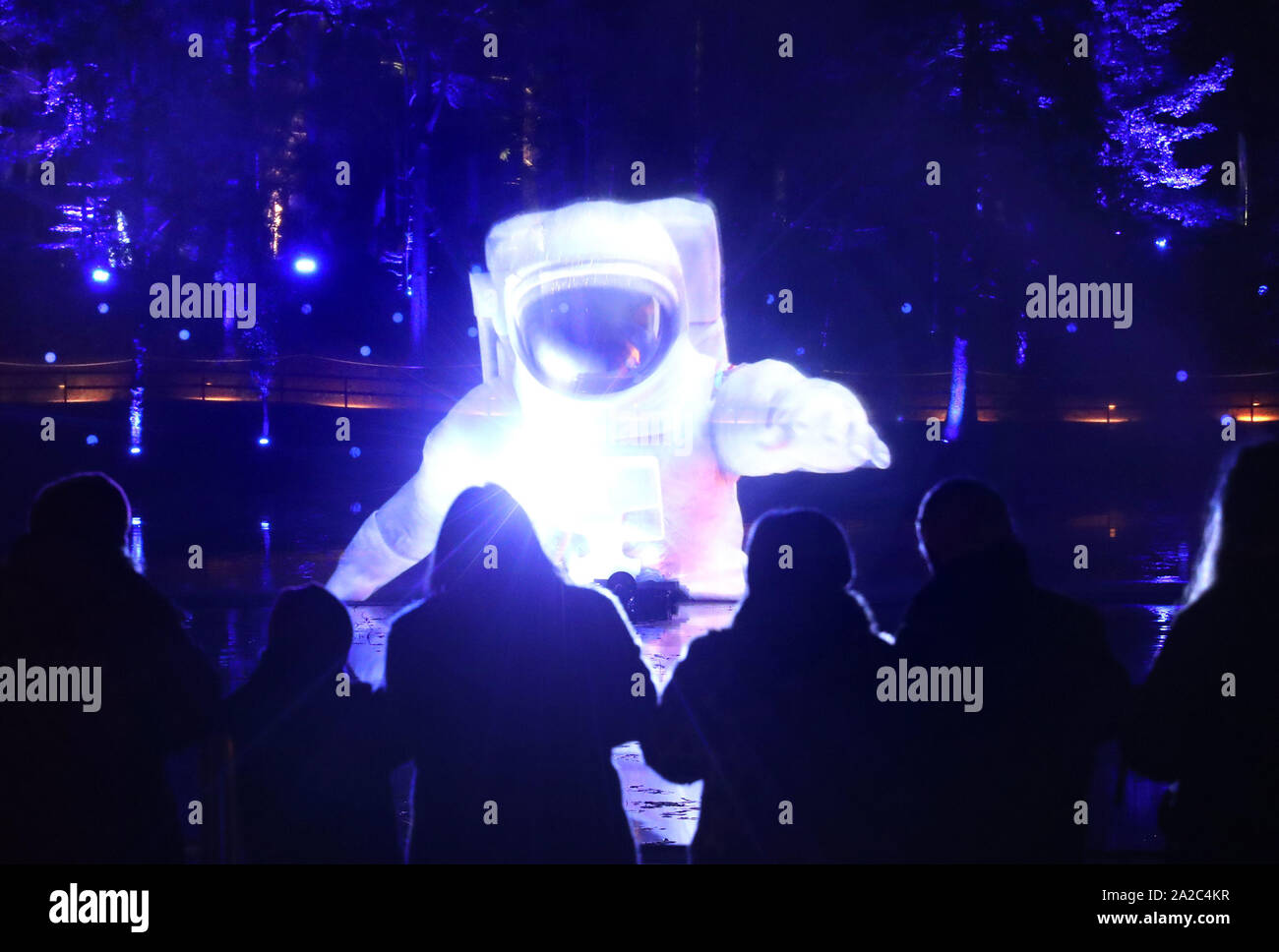 Projection onto fountain hi-res stock photography and images - Alamy