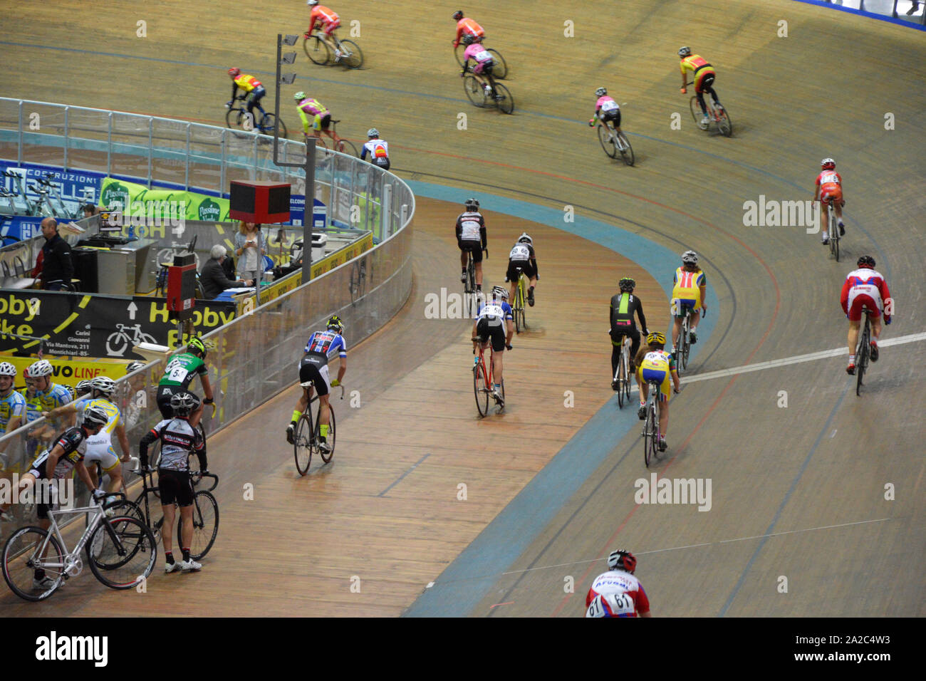 Italy, Montichiari Velodrome Stock Photo - Alamy