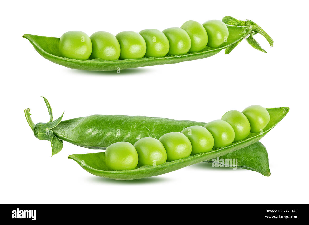 peas isolated on white background Stock Photo - Alamy
