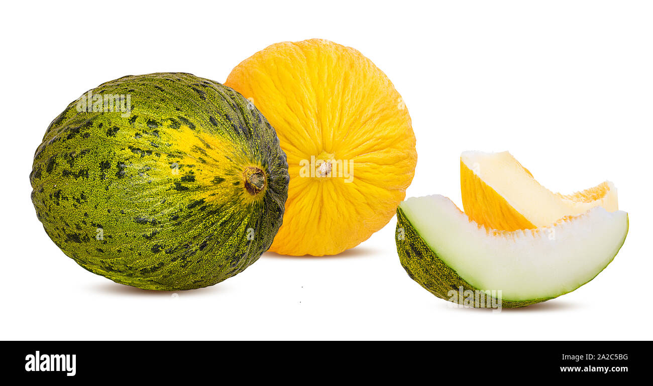 melon isolated on white background Stock Photo - Alamy