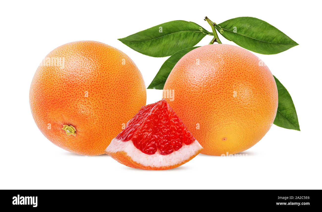 grapefruit isolated on white background Stock Photo - Alamy