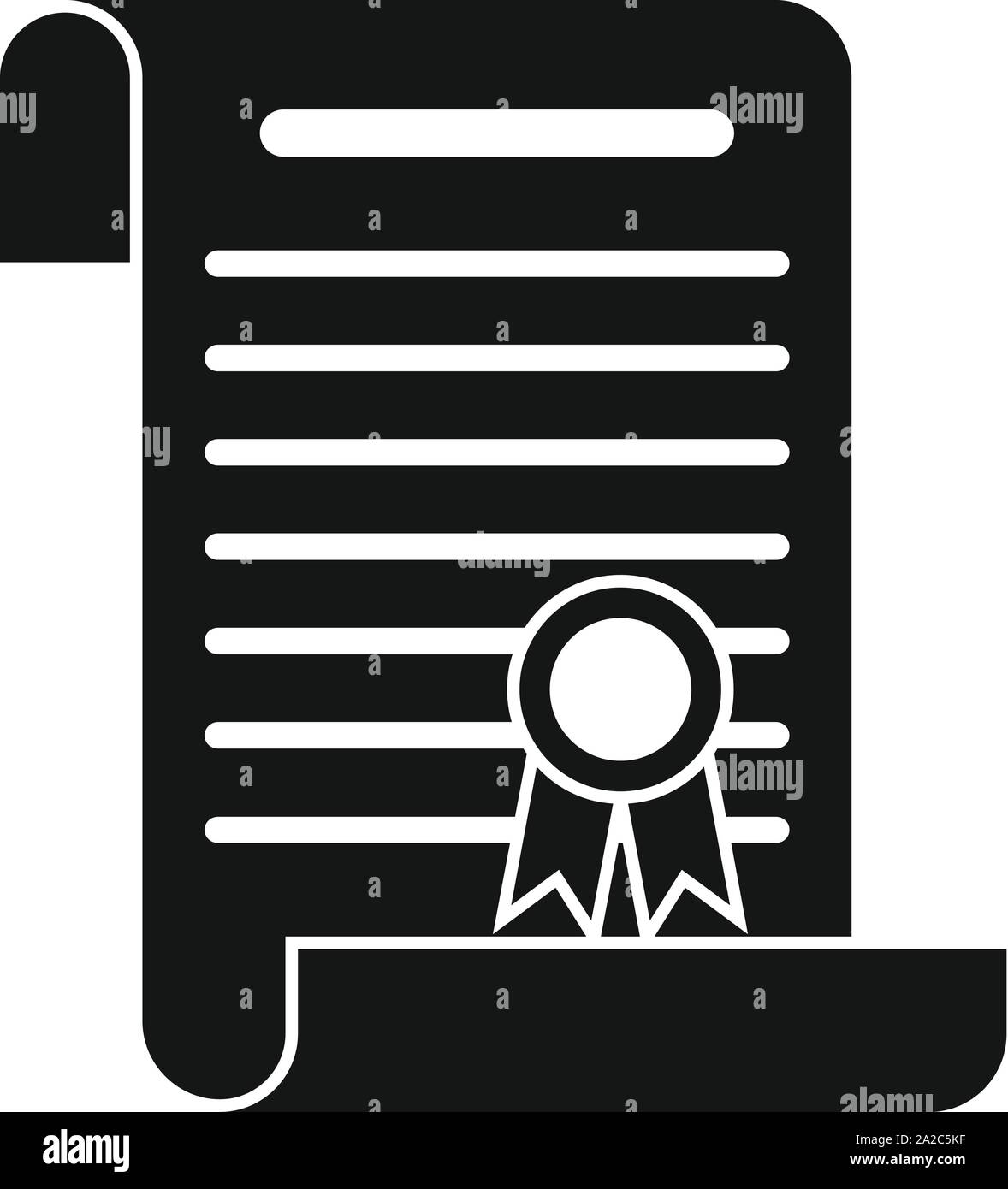 University diploma icon. Simple illustration of university diploma ...