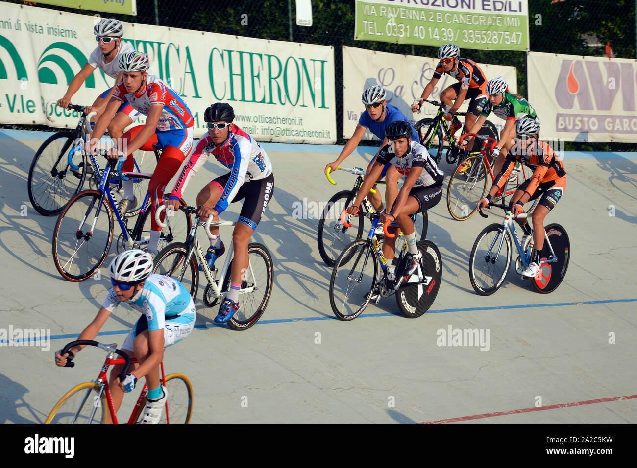 Italy, Montichiari Velodrome Stock Photo - Alamy