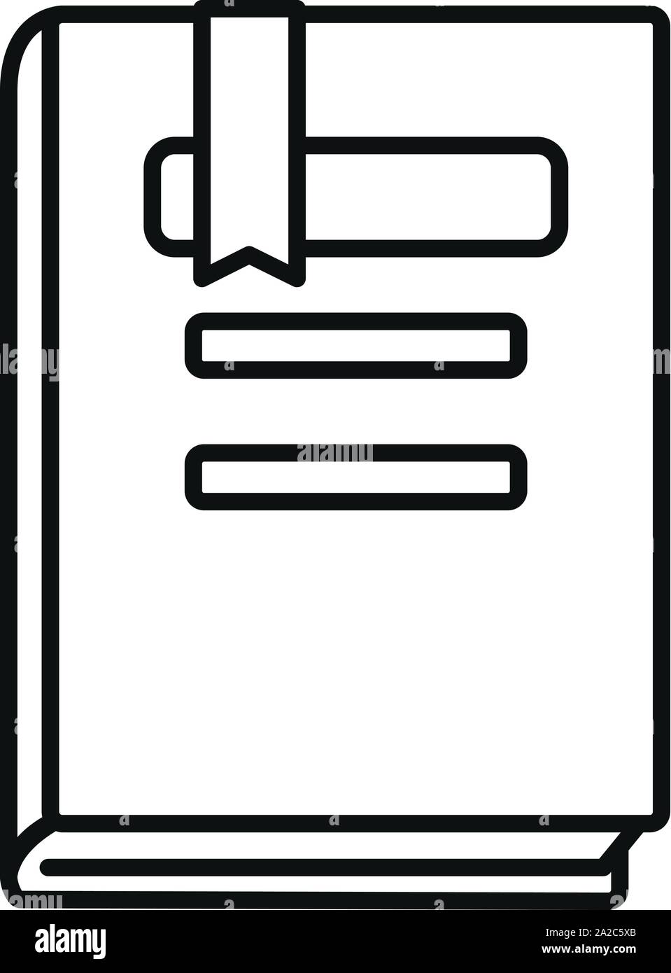 Learning book icon. Outline learning book vector icon for web design ...