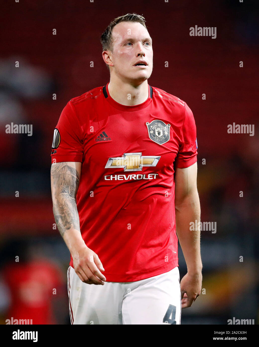 Manchester United's Phil Jones Stock Photo - Alamy