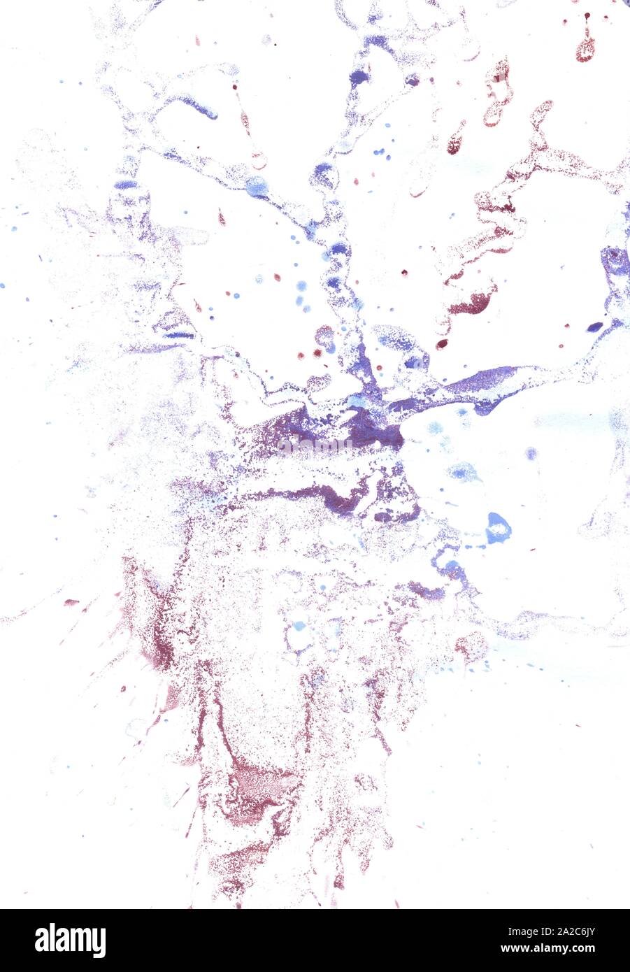 Abstract background with painted blot of blue and brown color Stock ...