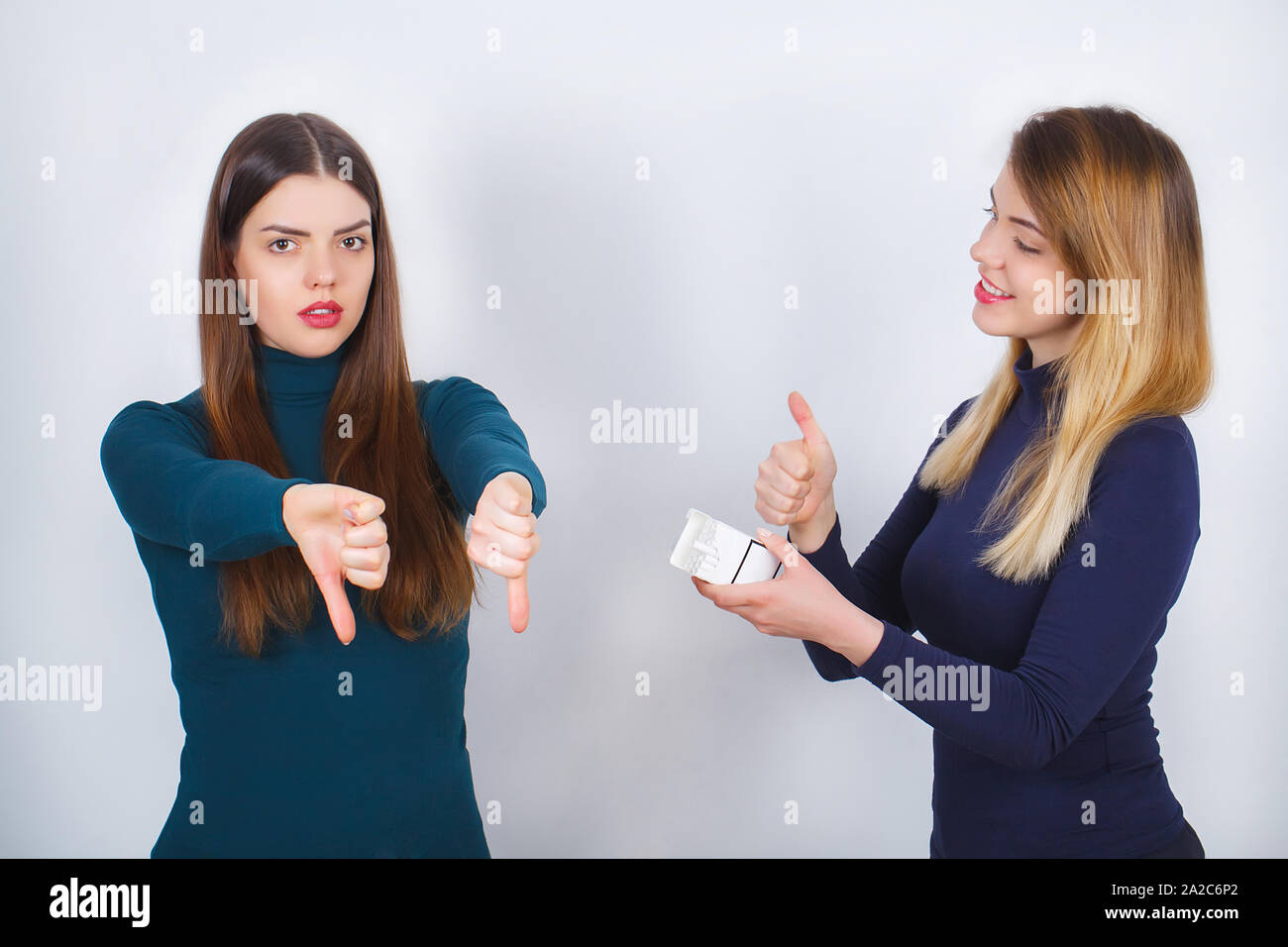 Closeup Of Woman Giving Up Smoking Cigarettes. Health Concept Stock ...