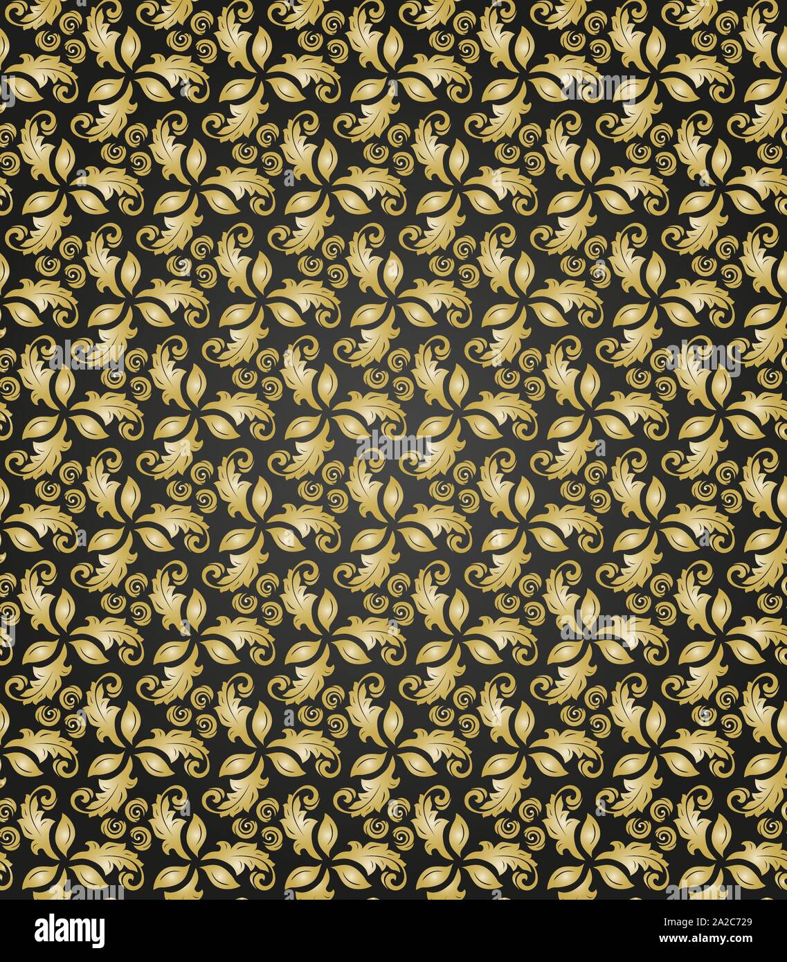 Golden seamless vector victorian hi-res stock photography and images ...