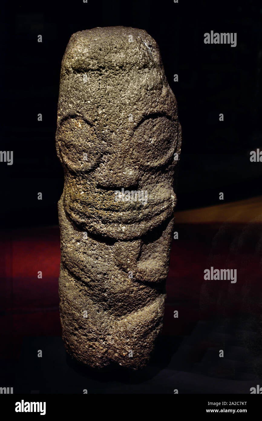 Anthropomorphic Sculpture from Tiki - Oceania - Polynesia - French ...