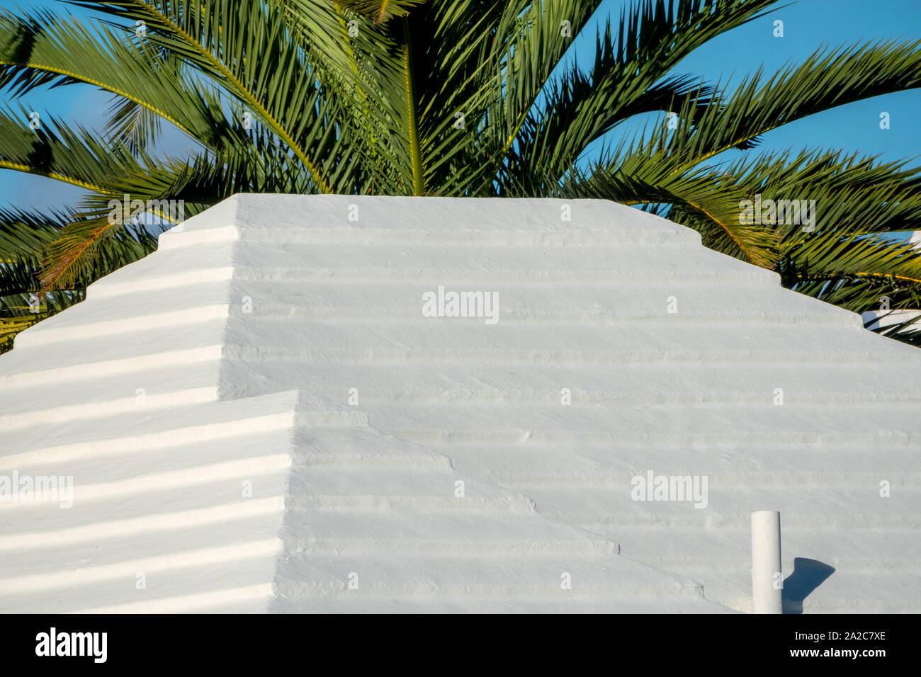 Architectural details of buildings in Bermuda creating graphic images ...