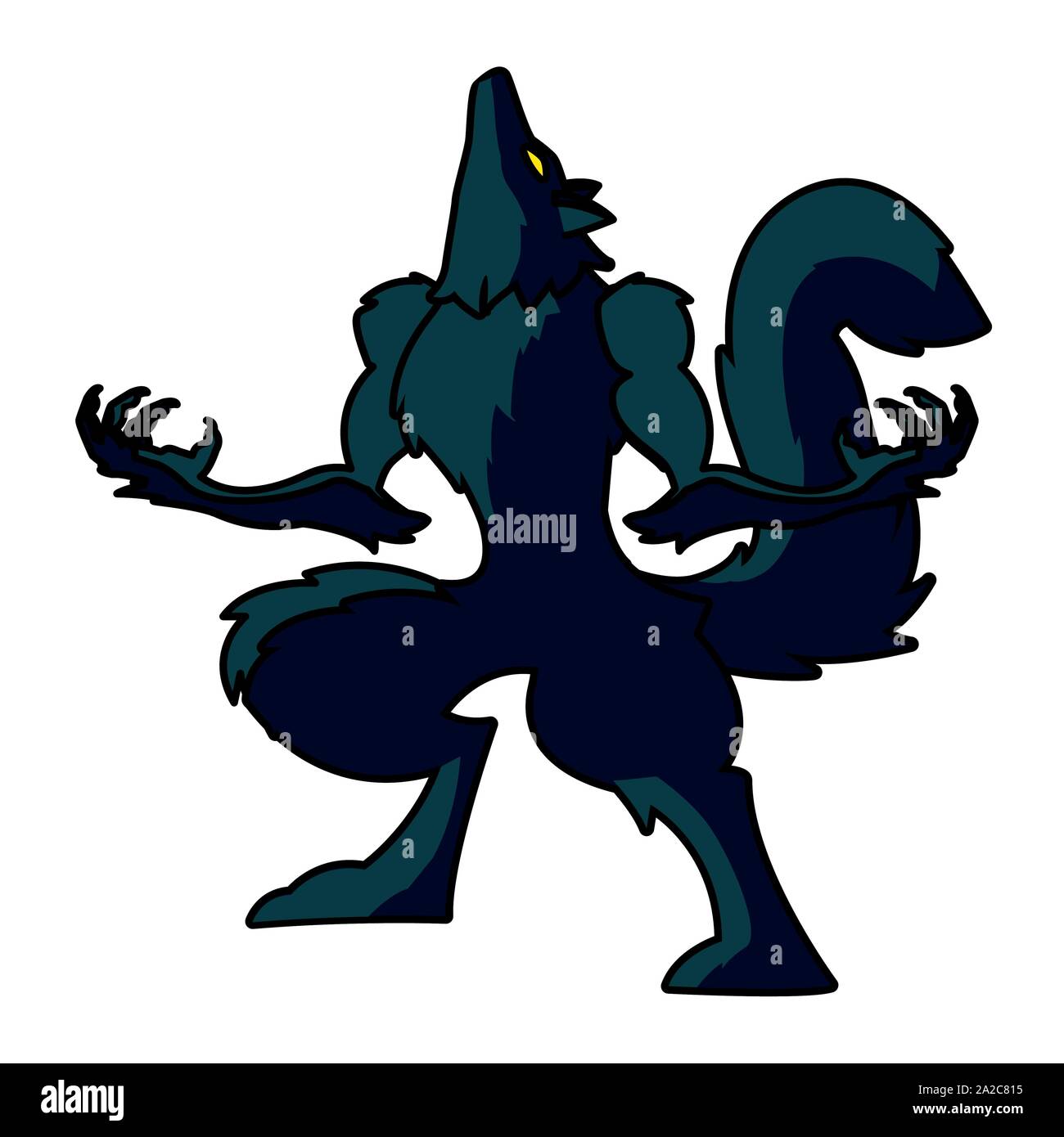 werewolf design, Halloween holiday horror scary celebration autumn dark ...
