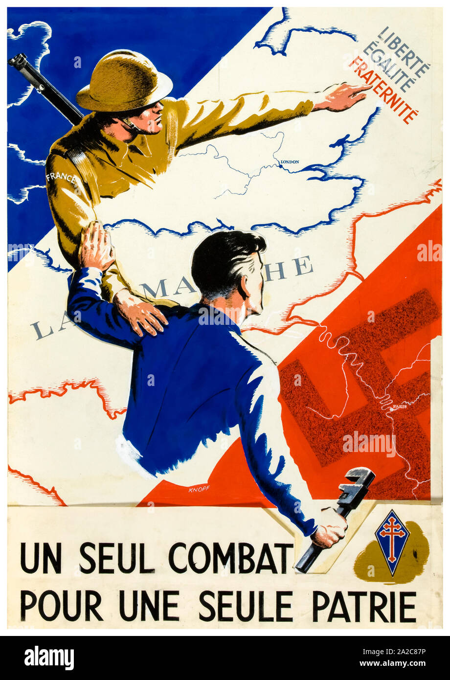 Liberte Egalite Fraternite Poster