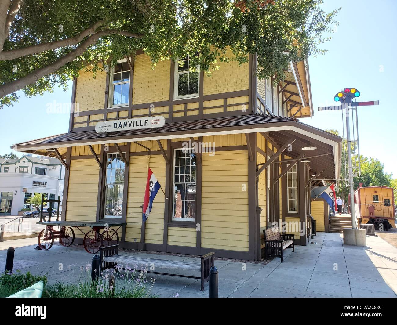 Facade of historic danville hi-res stock photography and images - Alamy