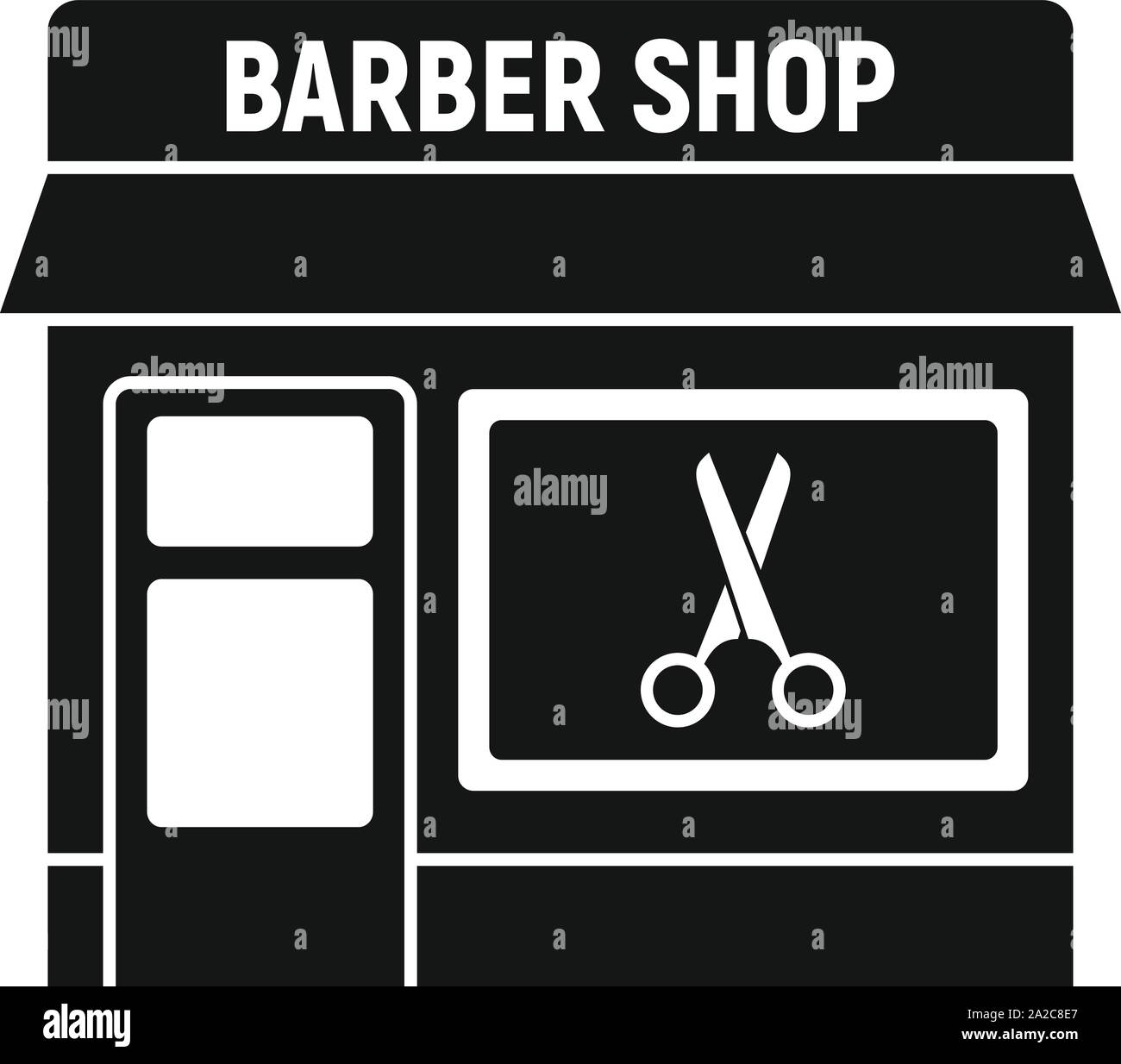 Barber shop icon. Simple illustration of barber shop vector icon for ...