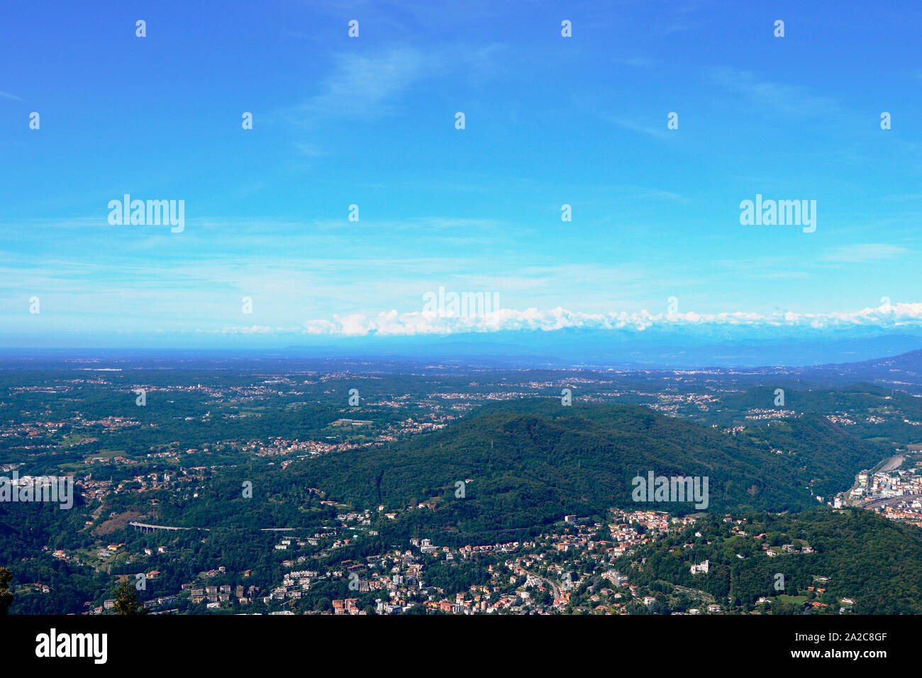 Italy, Brunate, Como lake Stock Photo - Alamy