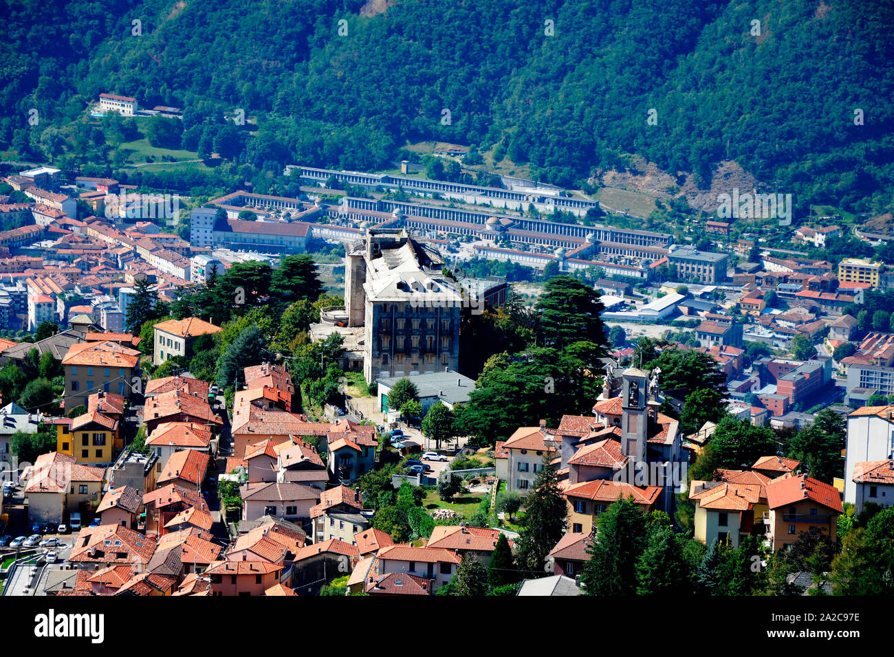 Italy, Brunate, Como lake Stock Photo - Alamy