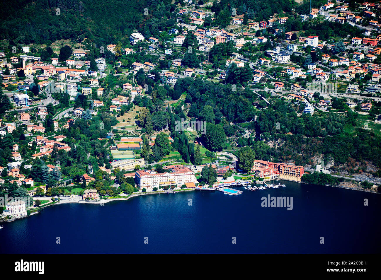 Italy, Brunate, Como lake Stock Photo - Alamy