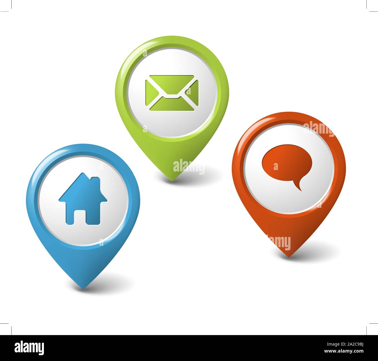 Rounded point border Stock Vector Images - Alamy