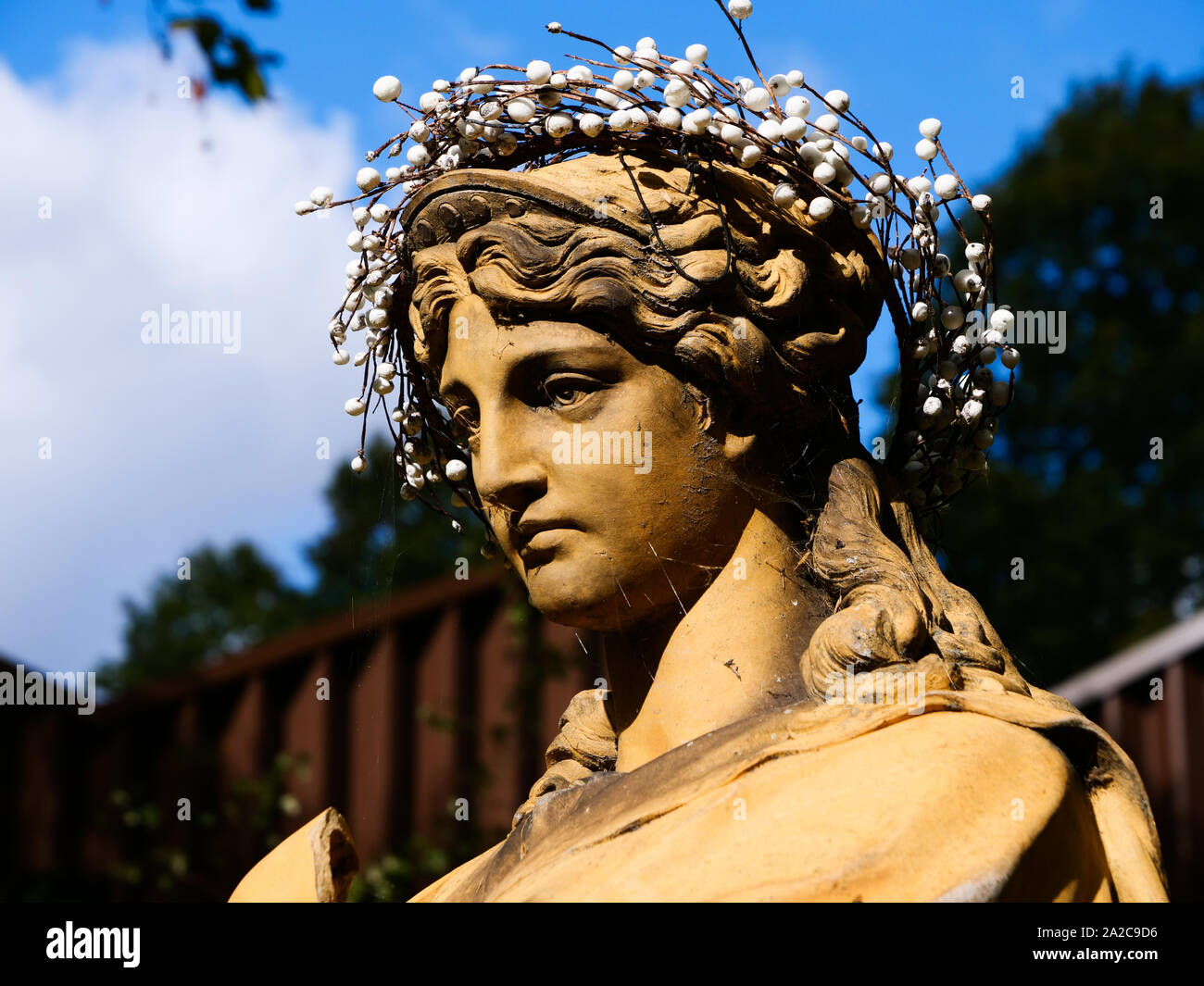 Statue of euterpe st georges gardens london hi-res stock photography ...