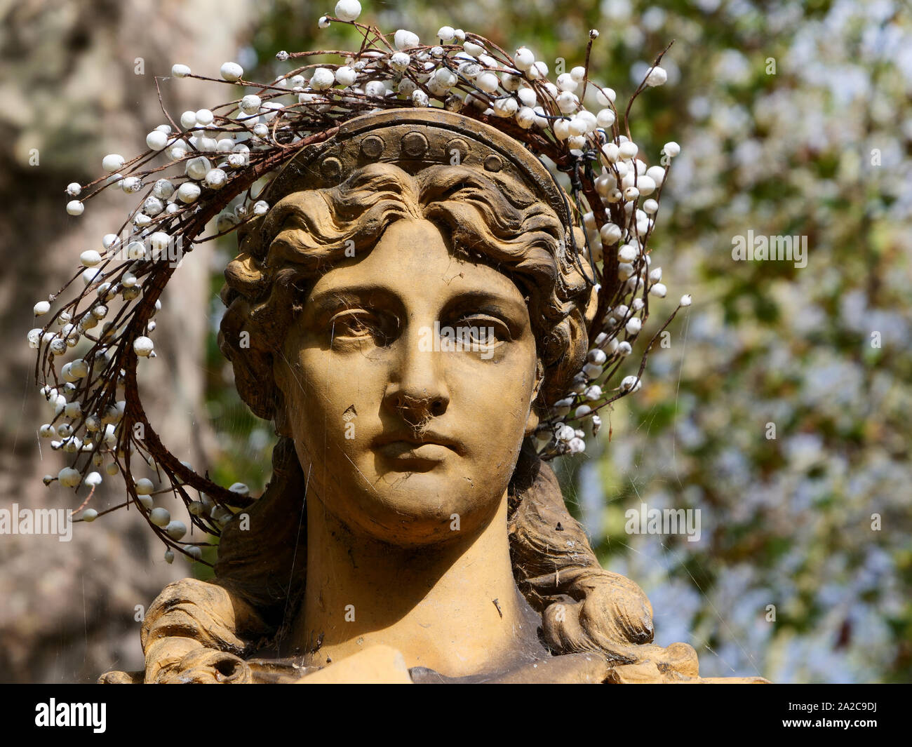 Statue of euterpe st georges gardens london hi-res stock photography ...