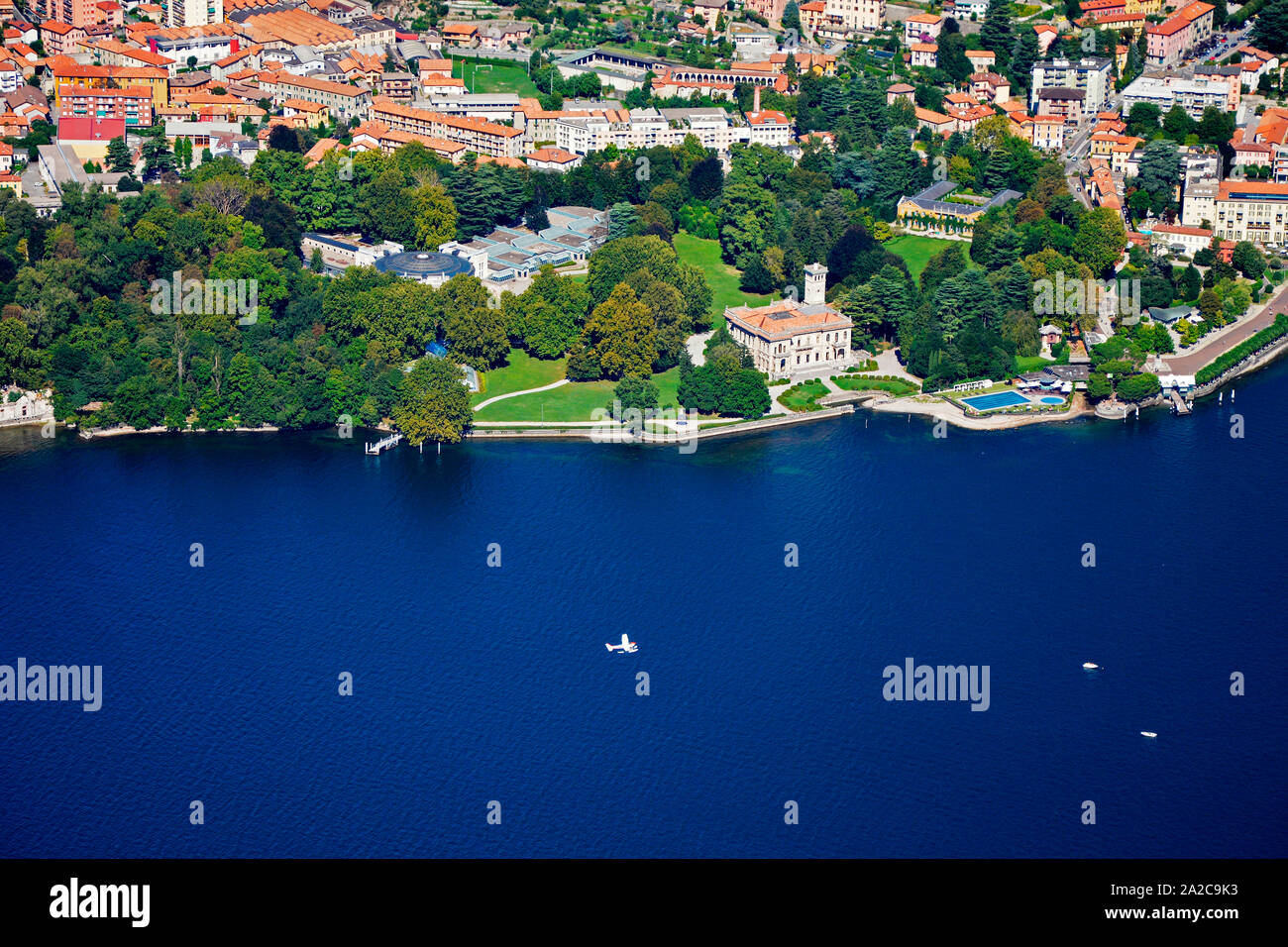 Italy, Brunate, Como lake Stock Photo - Alamy