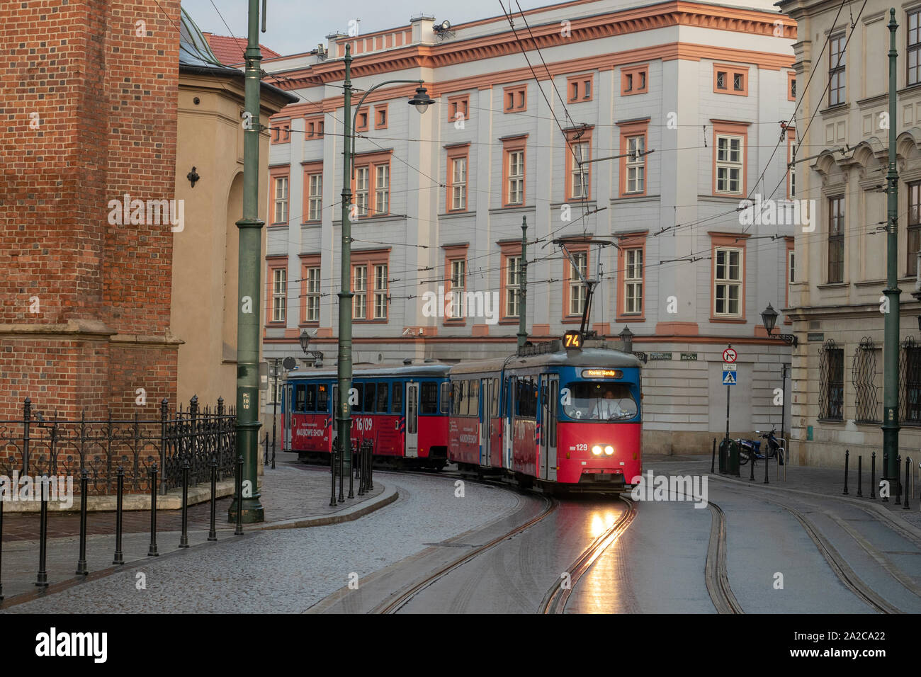 Polish tram hi-res stock photography and images - Alamy