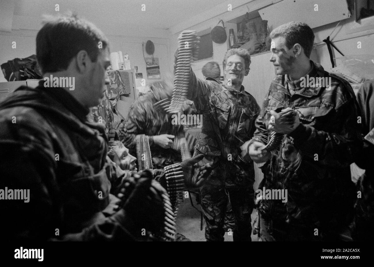 Soldiers from the Royal Scots (the Royal Regiment) army regiment, on ...