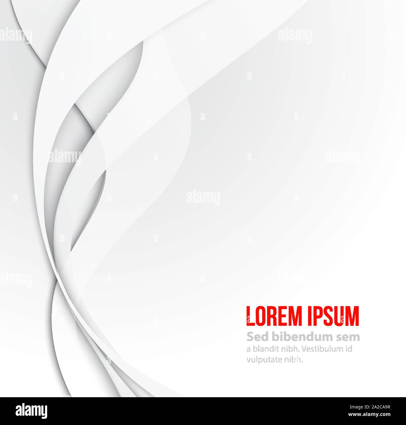 White elegant business background. Vector illustration. Minimal design ...