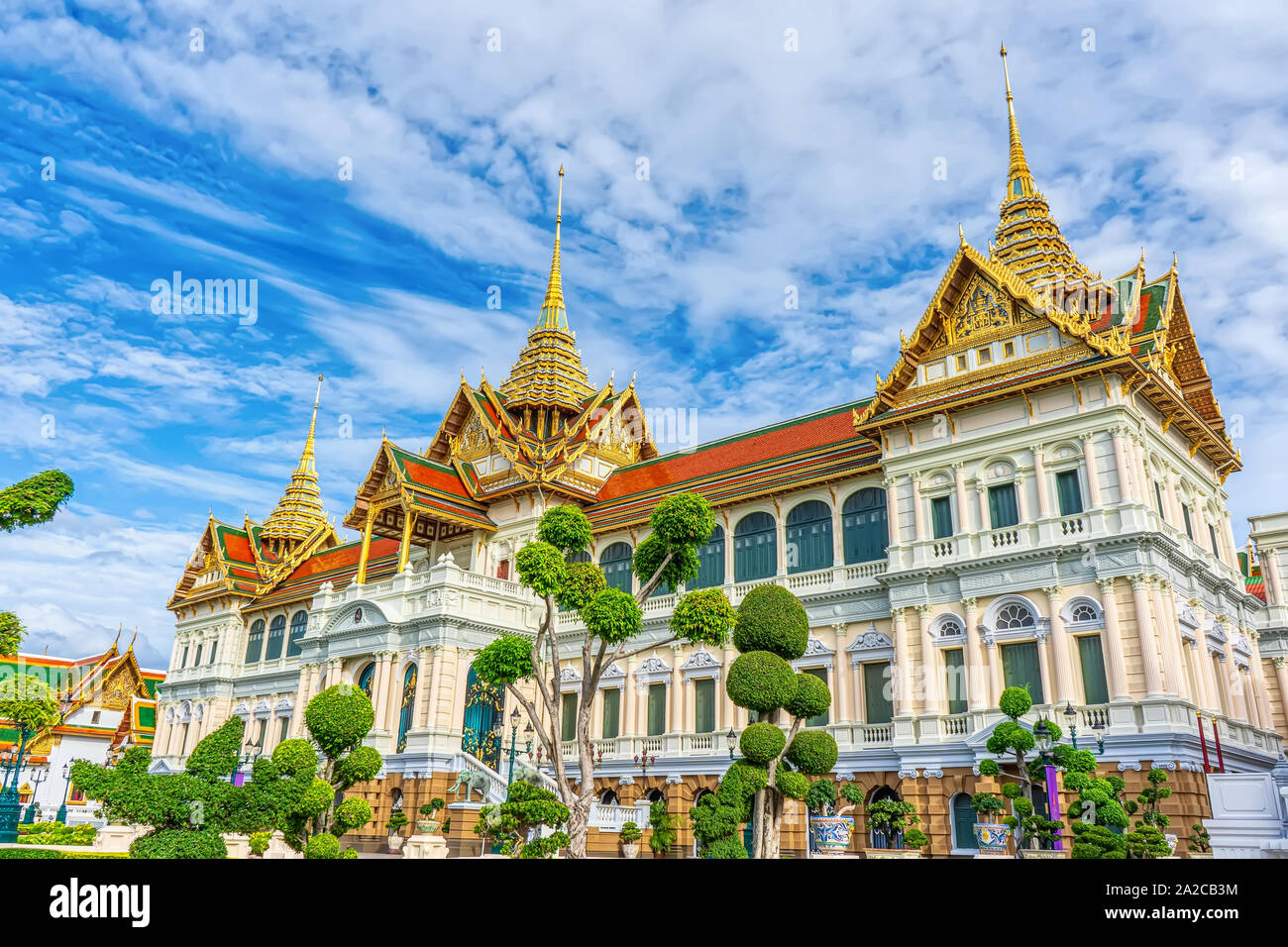 One landmark of the Grand Palace is a complex of buildings at the heart ...