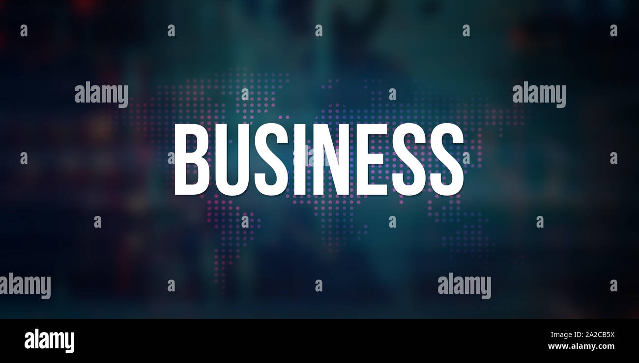 Blue business background illustration, copy space banner Stock Photo ...