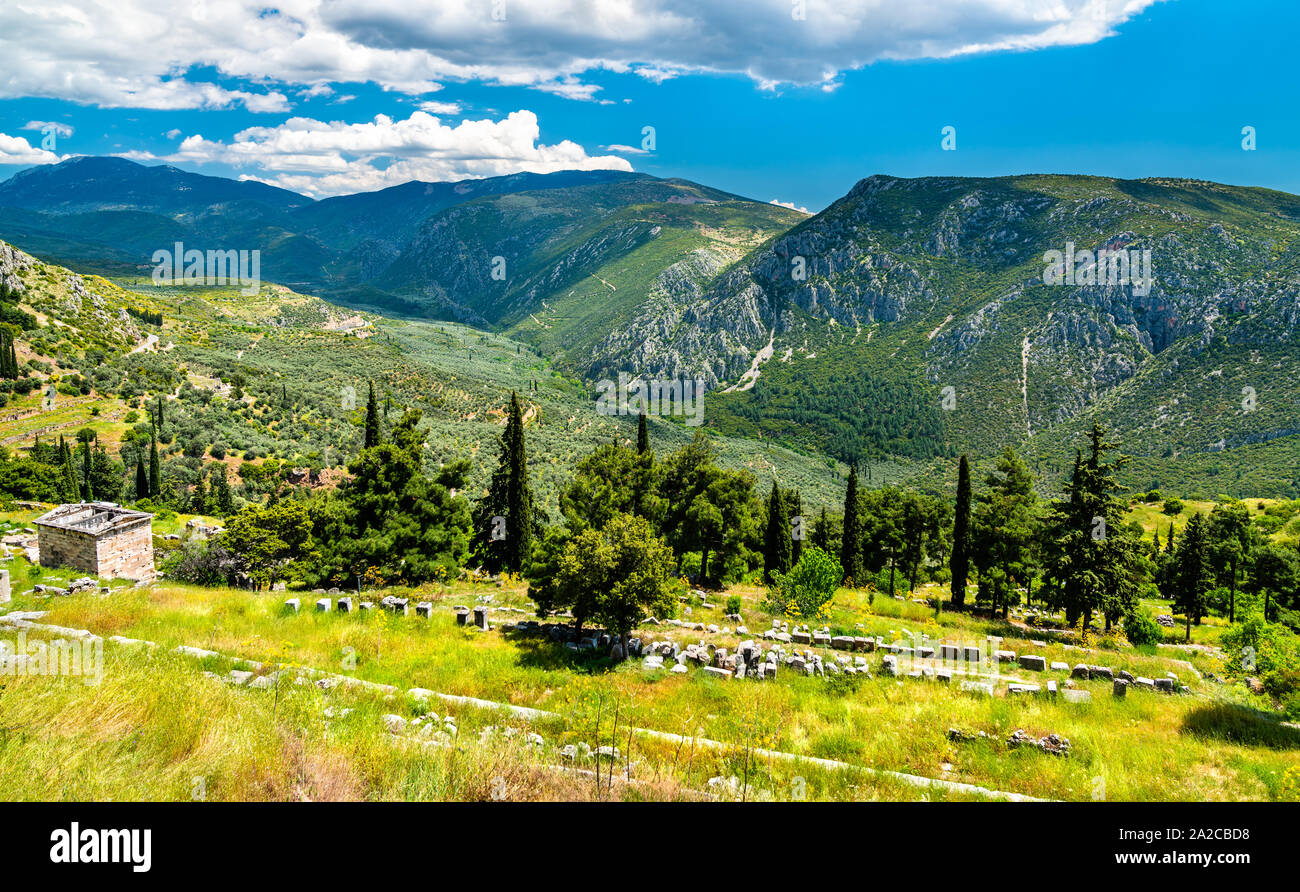 Archaeological Site of Delphi in Greece Stock Photo - Alamy