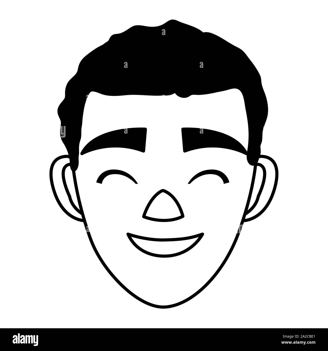 Man head design, Boy male person people human social media and portrait ...