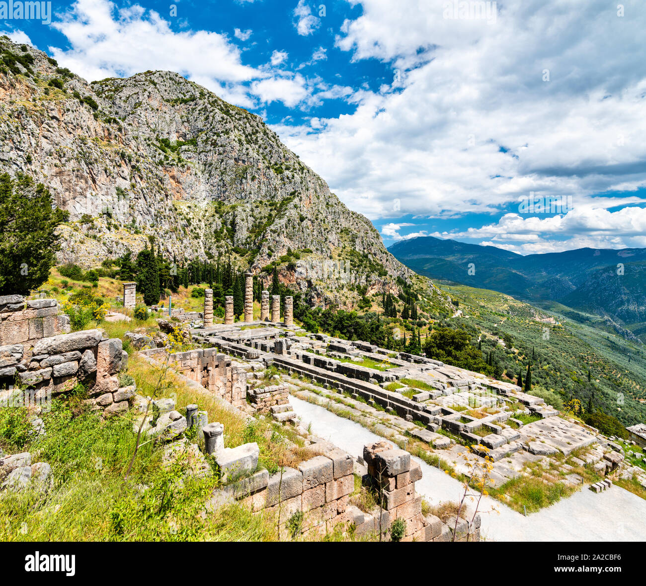 Archaeological Site of Delphi in Greece Stock Photo - Alamy