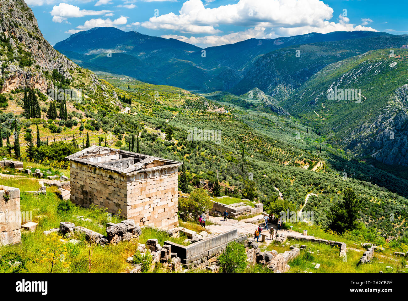 Archaeological Site of Delphi in Greece Stock Photo - Alamy