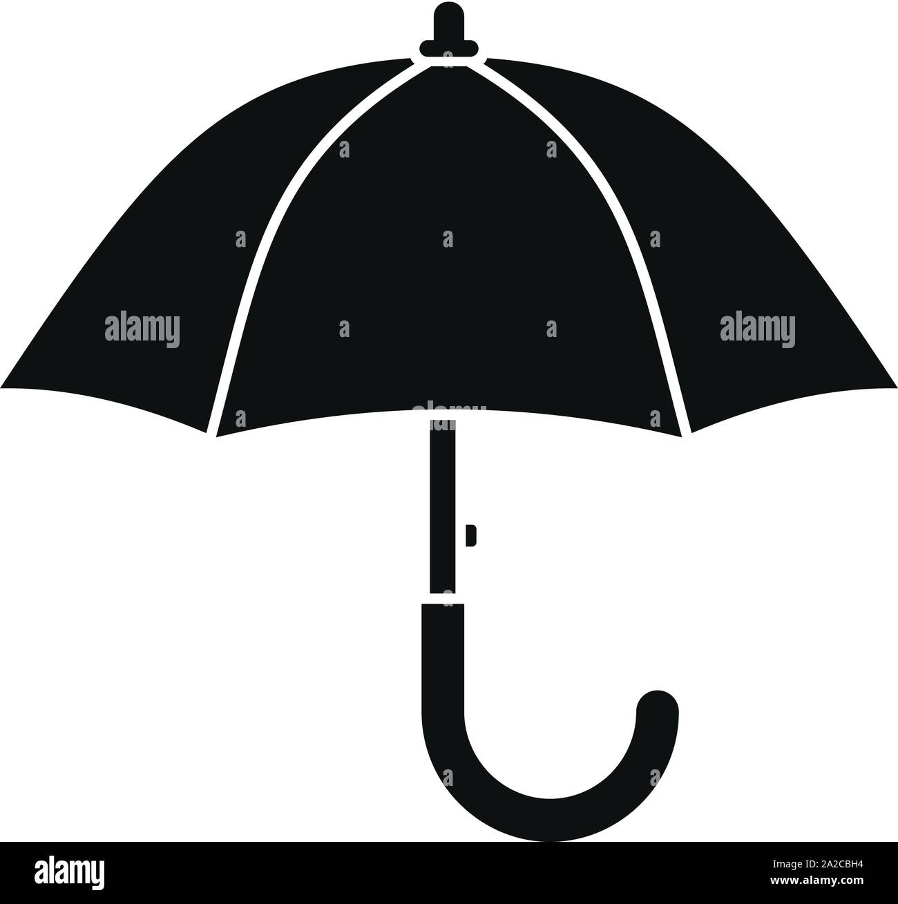 Waterproof umbrella icon. Simple illustration of waterproof umbrella ...