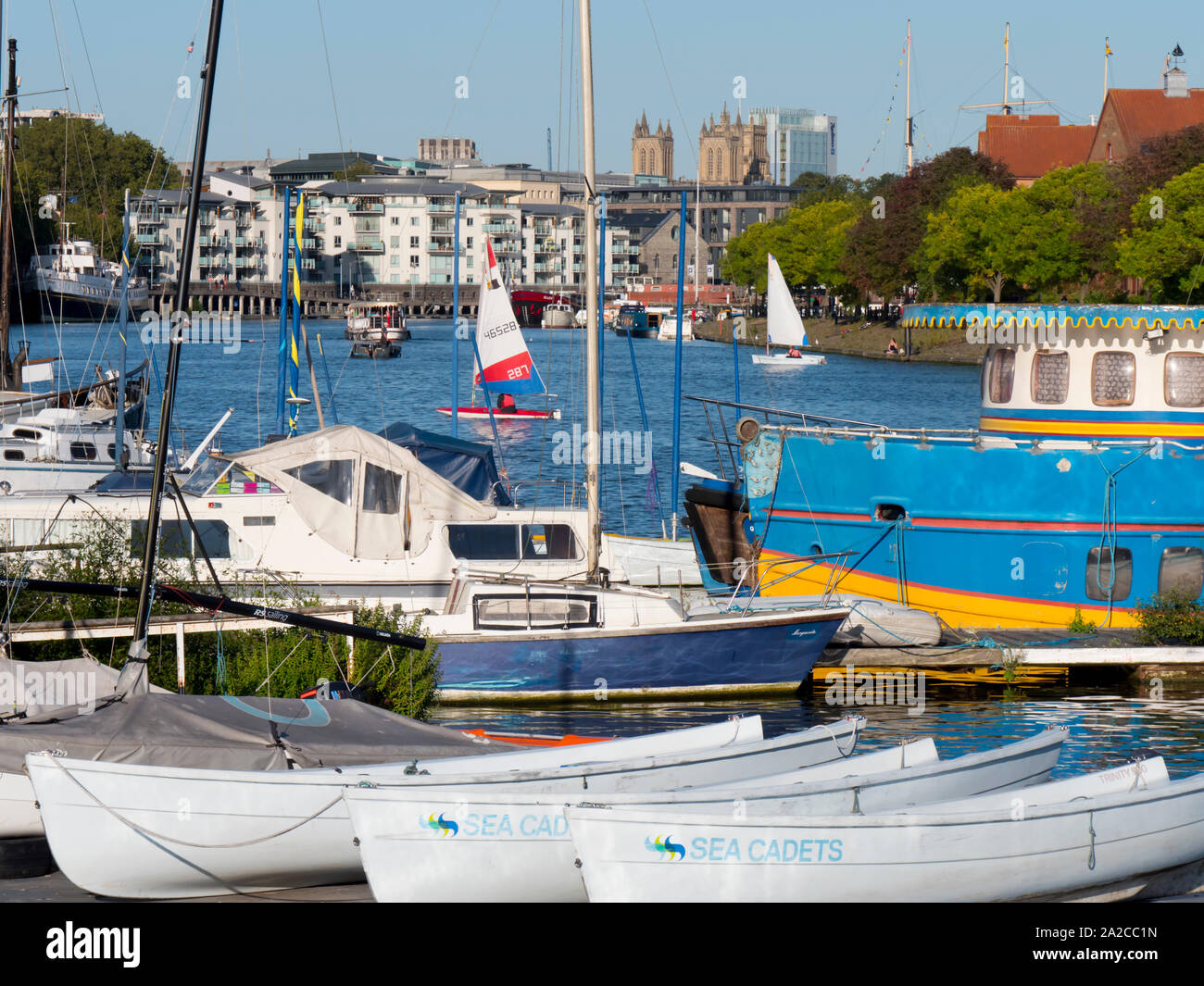 uk, england, Bristol Floating Harbour Stock Photo - Alamy