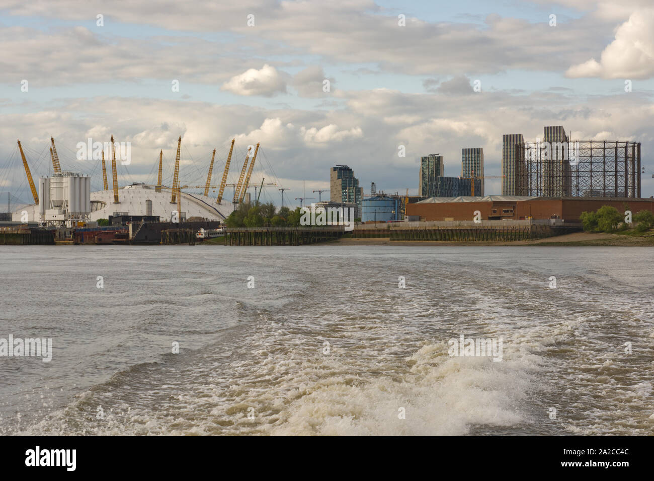 London, England - July 1, 2019: Docklands in the East End of London ...